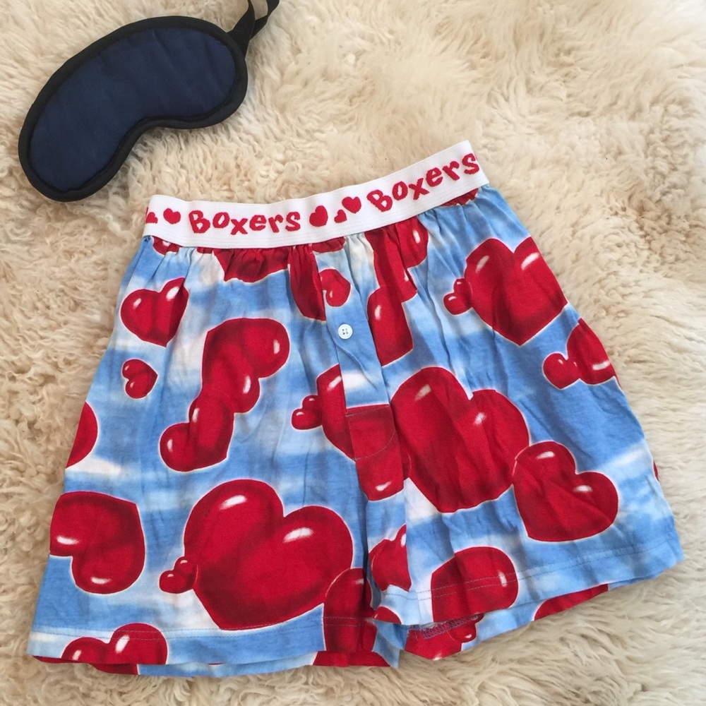 Luv Boxer Heart Boxer Shorts - Gem